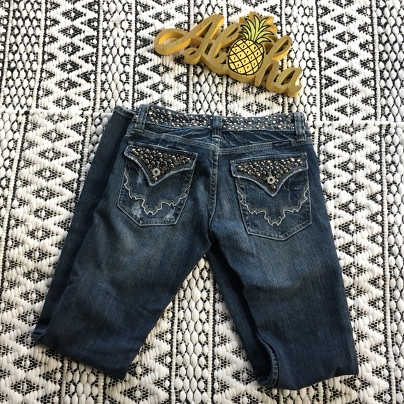 Miss Me | Jeans | Miss Me Rhinestone Bootcut Jeans | Poshmark